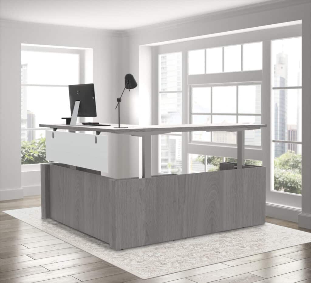 Ultra Premium Executive L-Set 72"x30" Main and 48"x24" Return with 90 ...