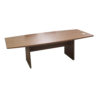 Ultra Laminate Conference Table, 95" Boat Shape Table, with Slab Base ...